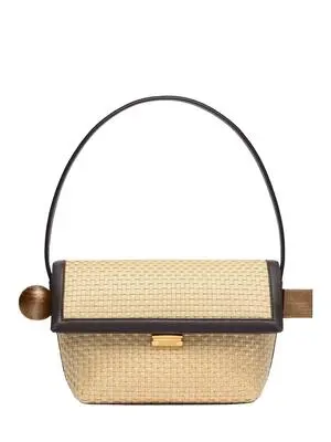 JACQUEMUS Jacquemus The Rond Carré Flap Shoulder Bag