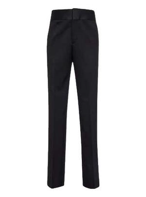 Valentino Garavani Straight-leg Wool Pants - Black