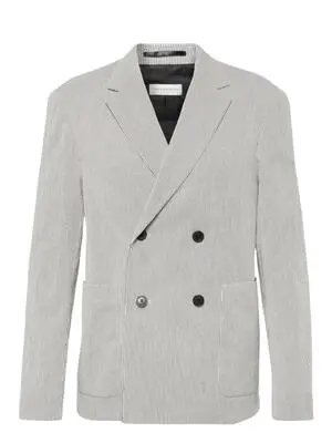 Dries Van Noten Long-sleeved Suit Jacket - Gray