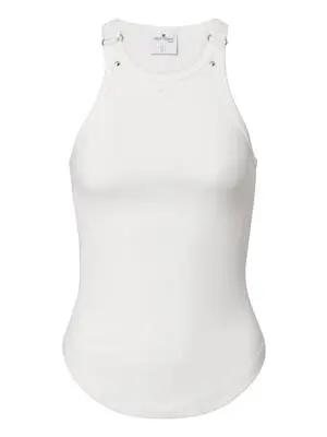 COURREGES Sleeveless Vest - White