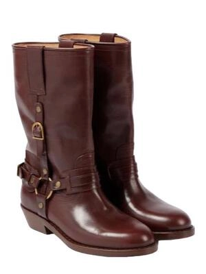 Isabel Marant Étoile Leather Mid-calf Boots - Brown
