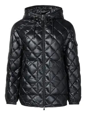 Moncler Moncler Short Quilted Hooded Down Jacket Black