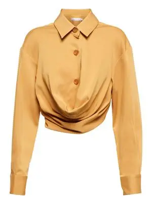 Christopher Esber Draped Shirt - Yellow