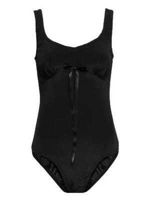 Simone Rocha Bow-embellished Bodysuit - Black