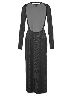COURREGES Open-back Jersey Midi Dress