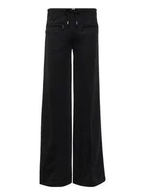 COURREGES Interlock Logo Jersey Track Pants - Black