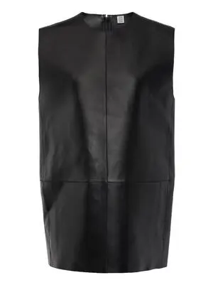 TOTÊME Toteme Round Neck Sleeveless Vest