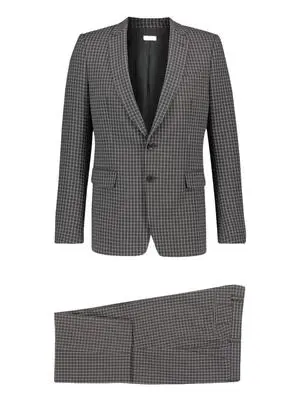 DRIES VAN NOTEN Checked Cotton Suit