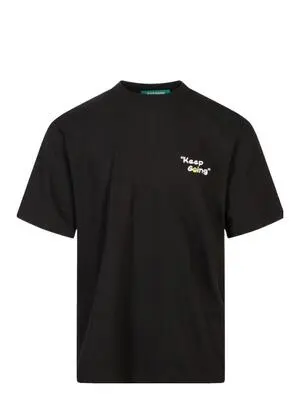 BARROW Barrow Teddy Bear Printed Jersey T-Shirt Black