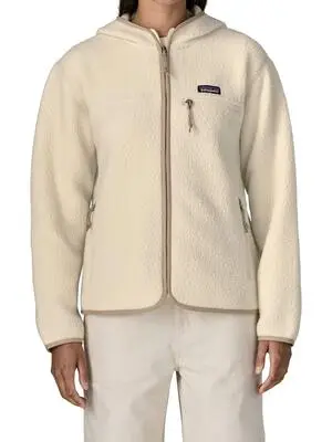 Patagonia Retro Pile Zip Hoodie - Beige