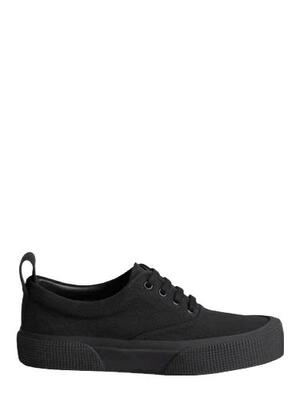 Phoebe Philo Round-toe Lace-up Casual Sneakers - Black