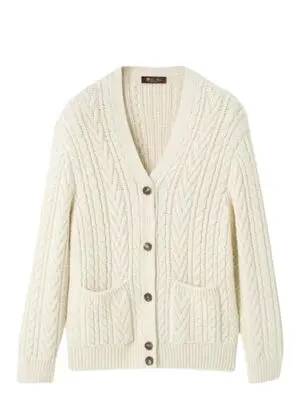Loro Piana Schooner Cardigan - Nougat