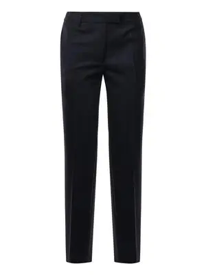 MIU MIU Miu Miu Tailored Trousers With Logo Patch