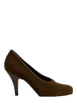 Phoebe Philo Low-cut High Heels Brown