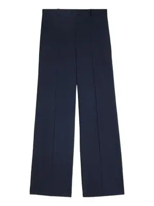 JIL SANDER Casual Pants With Belt Loops - Navy