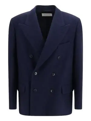 Dries Van Noten Double-breasted Blazer - Black
