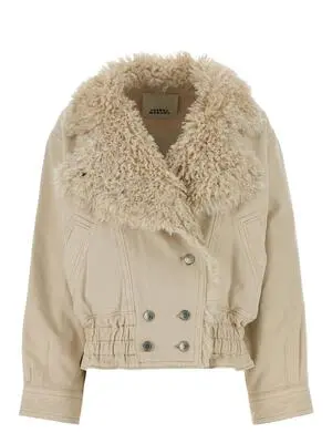 Isabel Marant Étoile Denim Valineo Jacket - Sand
