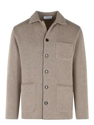 LARDINI Lardini Patch Pocket Cashmere Knit Jacket