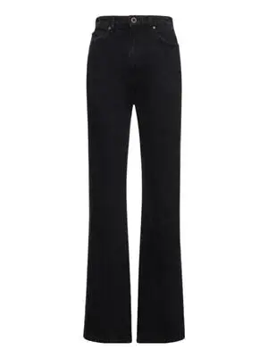 Khaite High-waist Flare Jeans - Black