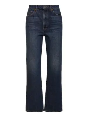 KHAITE Khaite High-Waisted Wide-Leg Jeans