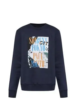 Paul Smith Shibuya Print Sweatshirt - Navy Blue