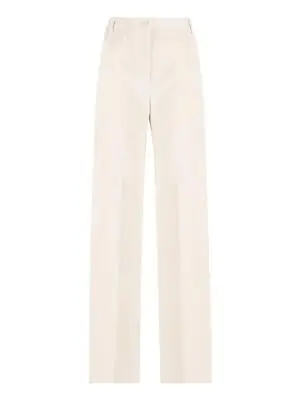 Herno Wide-leg Corduroy Trousers - Ivory