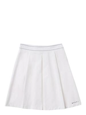MARNI Casual White Cotton Skirt