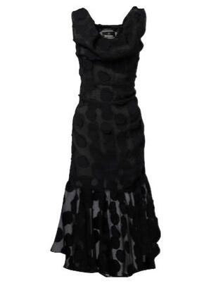 VIVIENNE WESTWOOD Polka Dot Ruffled Midi Dress - No