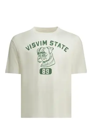 Visvim Jumbo Bulldog Print T-shirt - White