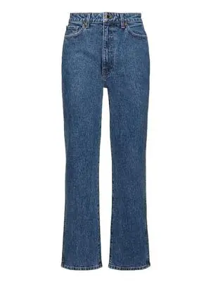Khaite High-waisted Flare Jeans - Blue
