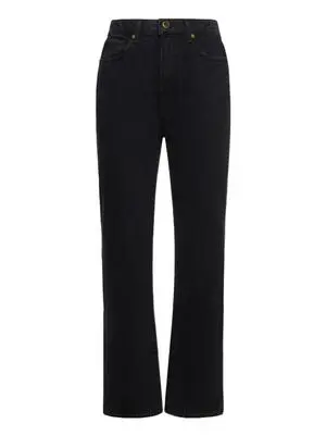 KHAITE Khaite High-Waisted Straight Jeans