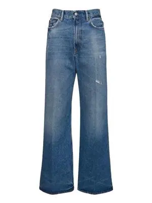 Acne Studios Wide-leg Jeans With Details - Blue