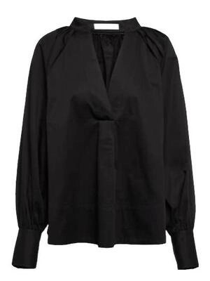 Co Name V-neck Shirt - Black