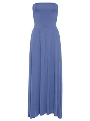 ERES ERES Oda Dress - Strapless Maxi Blue