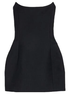 Balenciaga Bustier Mini Dress - Black