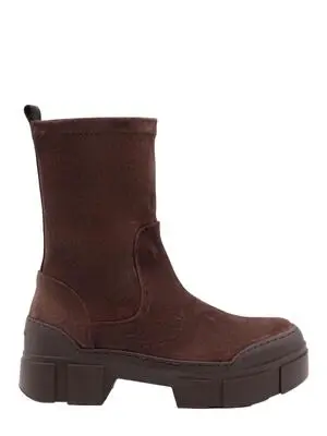 VIC MATIE Platform Ankle Boots - Brown