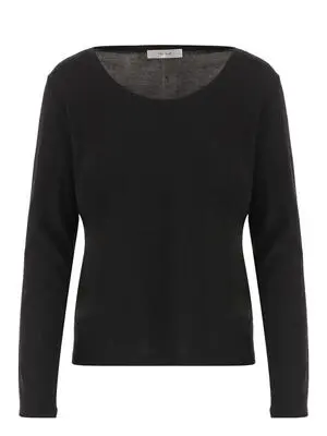 THE ROW Long Sleeve Pullover - Black