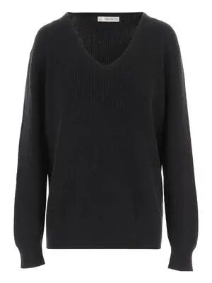 THE ROW Long-sleeve V-neck Pullover