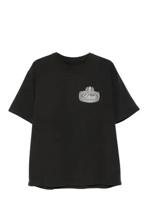 Rhude Desert Crest Graphic Tee - Blacksilvr