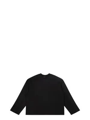 ENTIRE STUDIOS Cotton Crewneck Long Sleeve Sweatshirt - Nero
