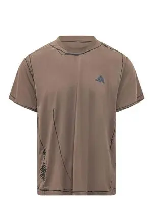 ADIDAS SONG FOR THE MUTE X ADIDAS 004 Graphic T-shirt - Brown