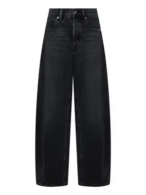 Alexander Wang Wide-leg Denim Jeans - Black