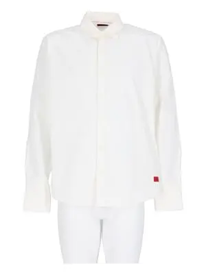 Hugo Stretch Cotton Shirt - White