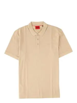 Hugo 100% Cotton Polo Shirt - Beige