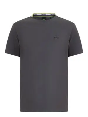 BOSS Soft Cotton Short-sleeve T-shirt For - Grey