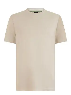BOSS Soft Cotton Short-sleeve T-shirt - Sand