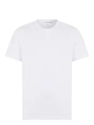 Comme Des Garçons Comme Des Garçons Shirt Cotton Short-Sleeve T-Shirt, Regular Fit, Crew Neck White