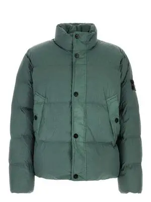 Stone Island Stone Island Green? Nope-Green Removed-Mini Nylon Down Jacket Green