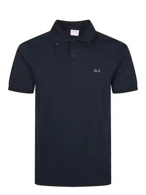 SUN 68 Sun 68 Bandana Neck Polo Shirt Blu