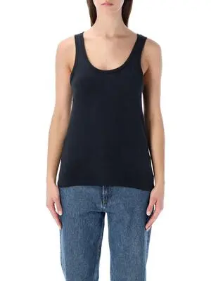 American Vintage Essential Mini Fitted Tank Top - Black